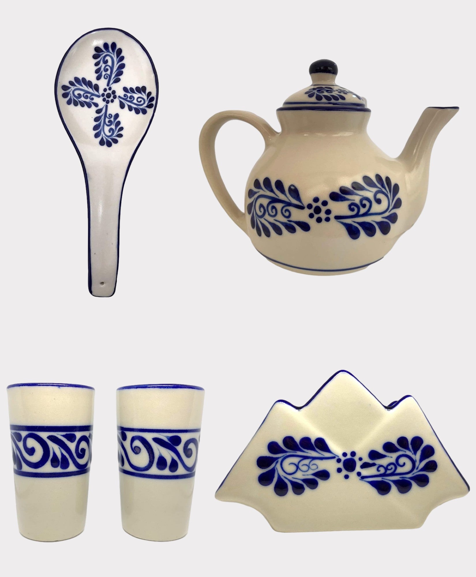 Mexican Talavera Ceramics: Hand-Painted Blue & White | Made in Mexico ...